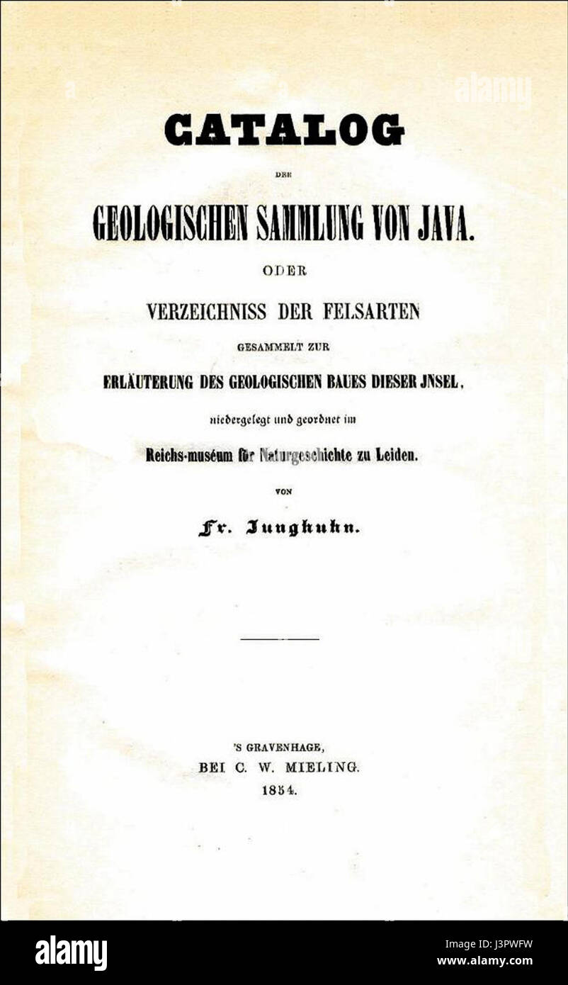 The Junghuhn catalog is a collection of botanical illustrations and ...