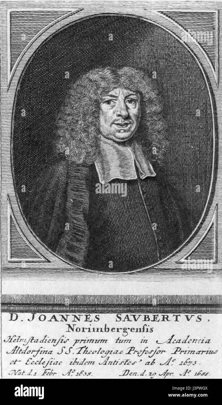 Johann es Saubert is a historical figure, though details of his life ...
