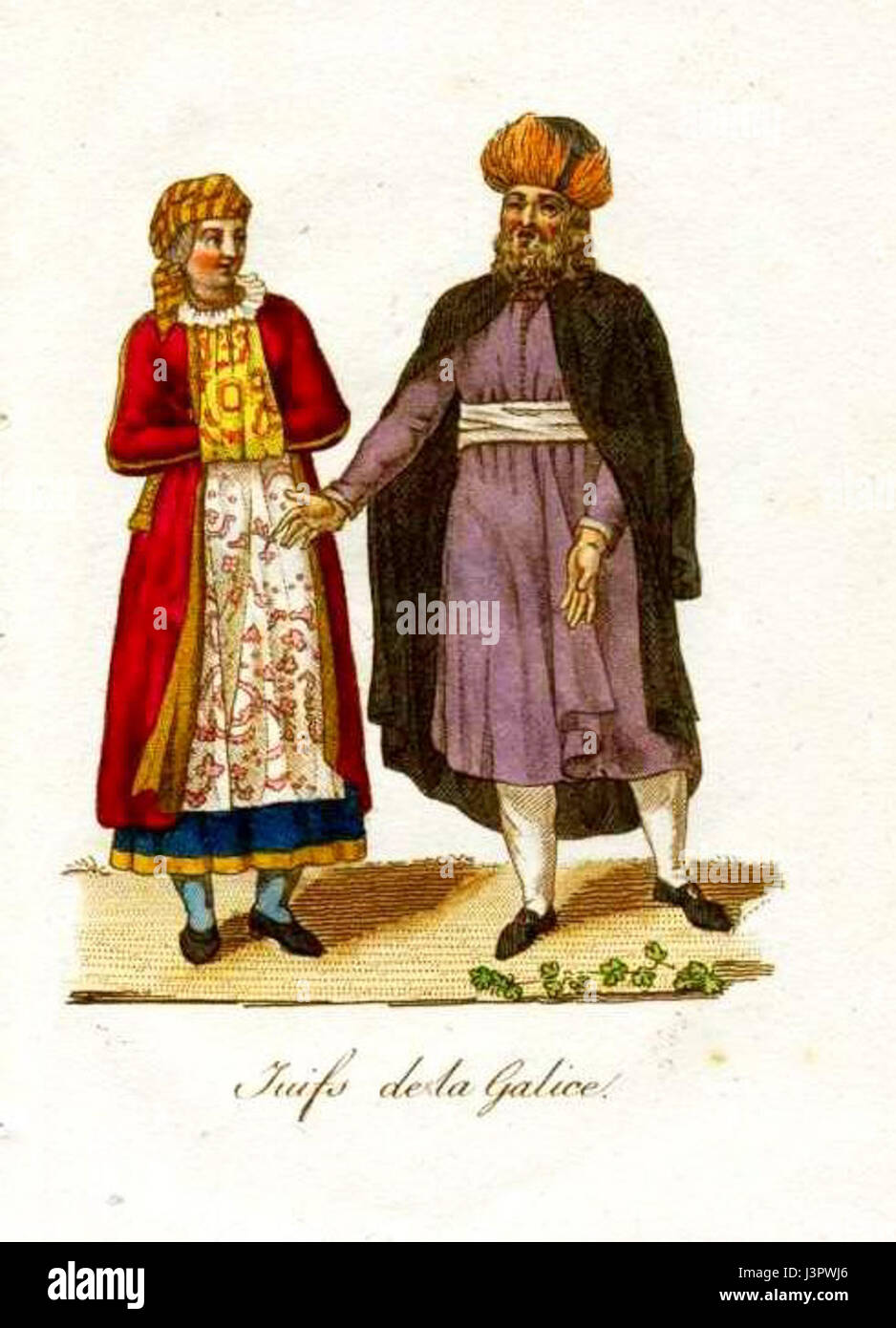 This image depicts the Jewish community in Galicia, which was part of ...