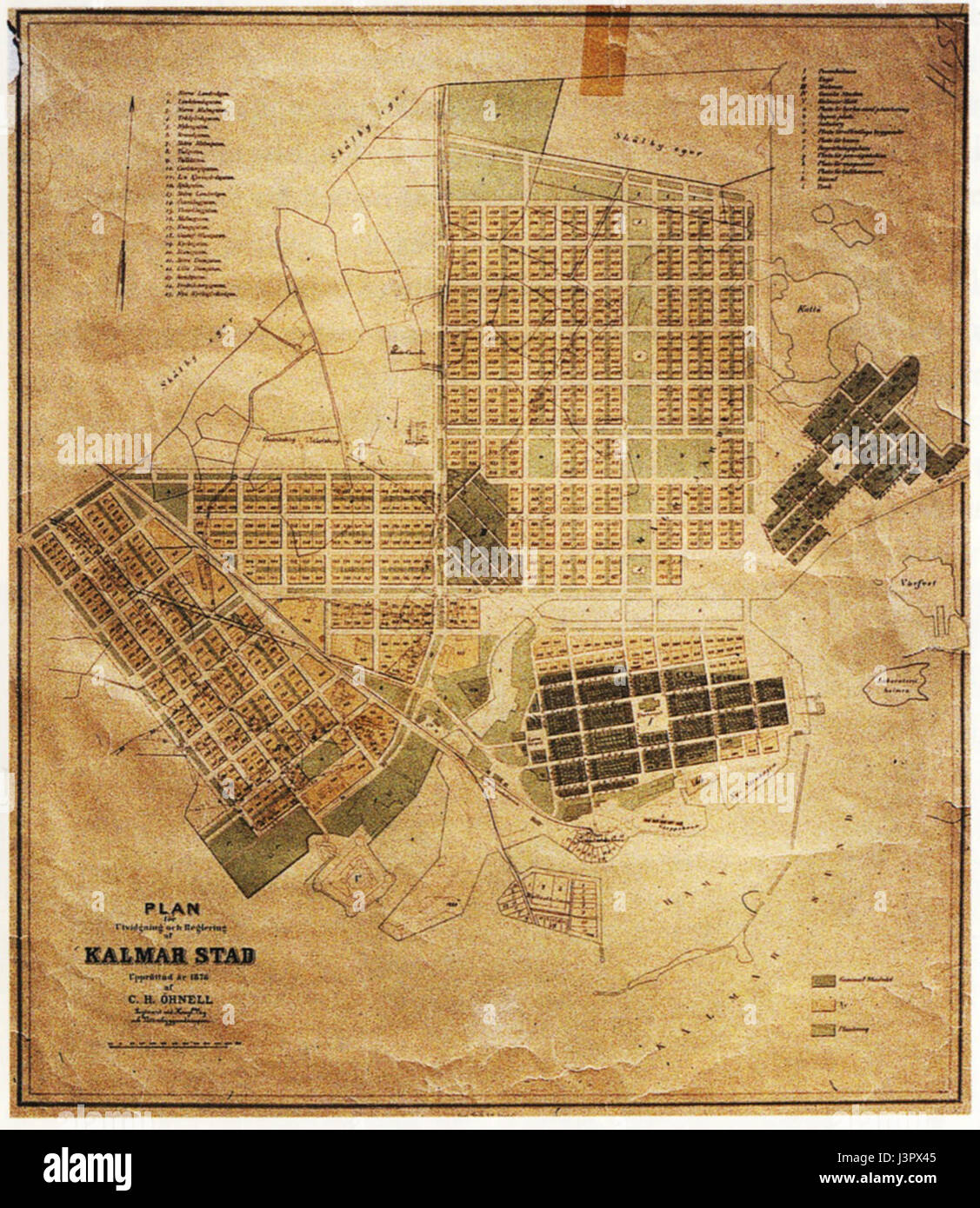 Map of kalmar hi-res stock photography and images - Alamy
