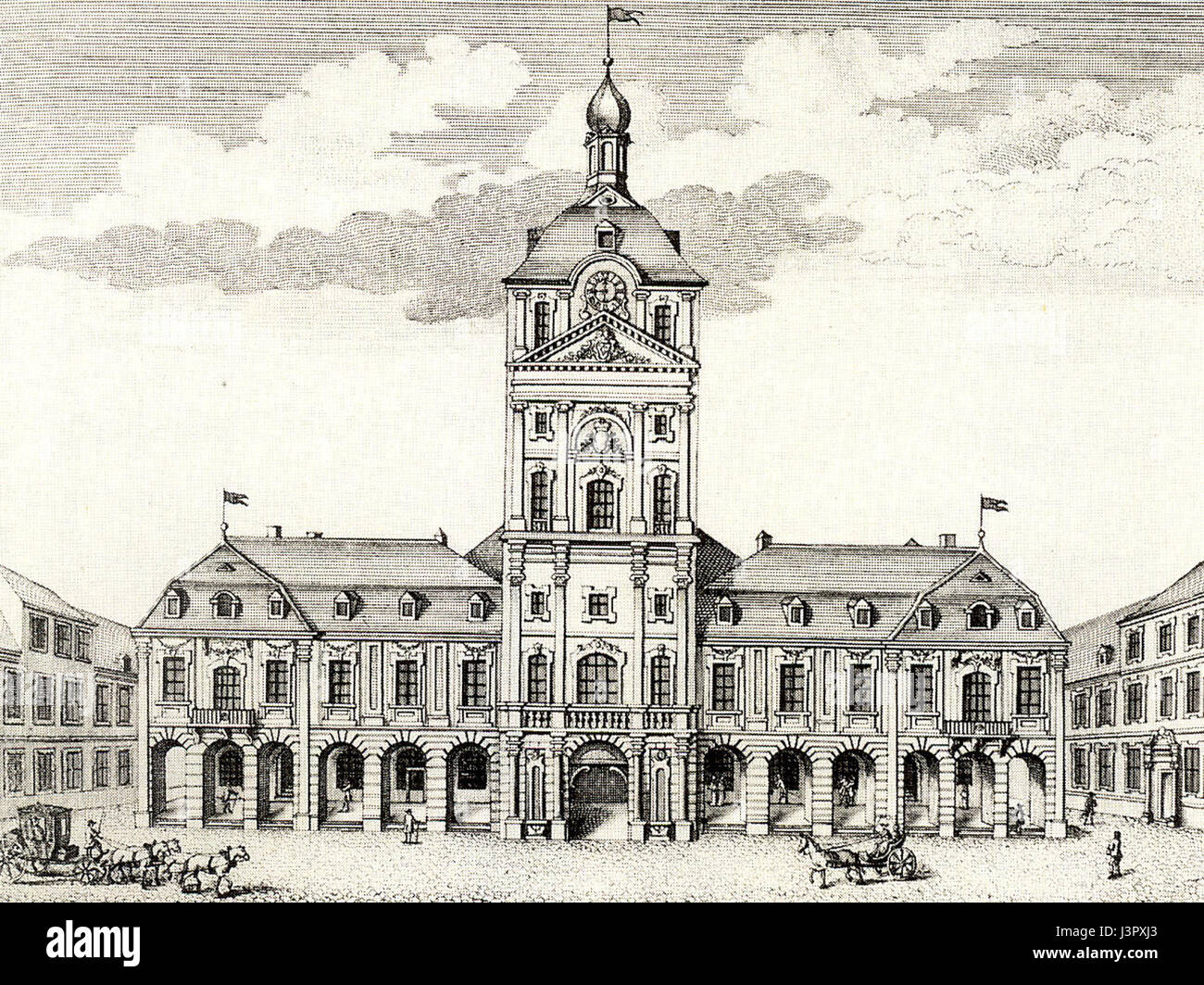 Kaufhaus Mannheim Paradeplatz, built in 1782 by Schlichten Klauber, was ...