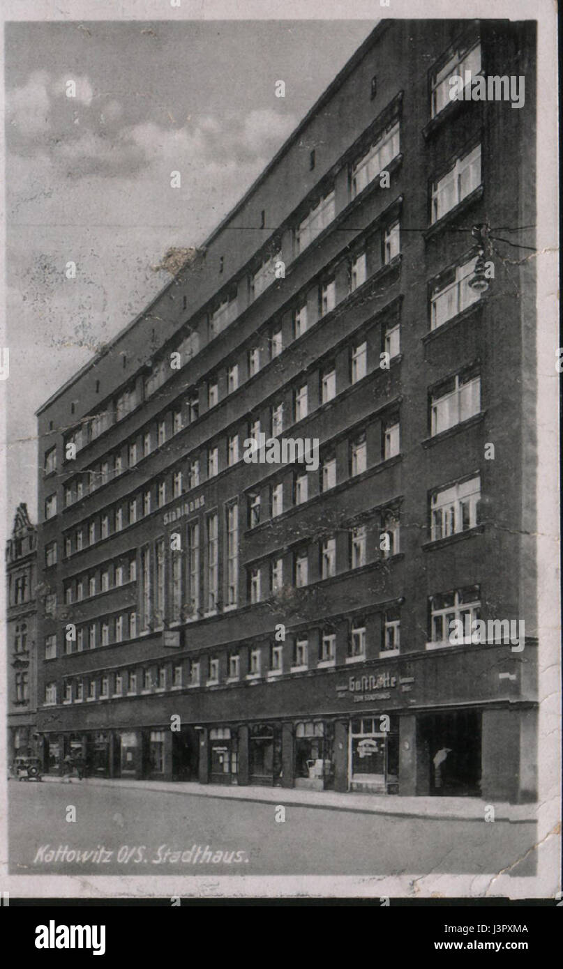 Kattowitz Stadthaus Stock Photo - Alamy