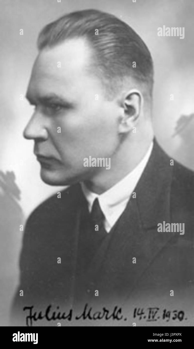 Julius Mark 1930 Stock Photo - Alamy