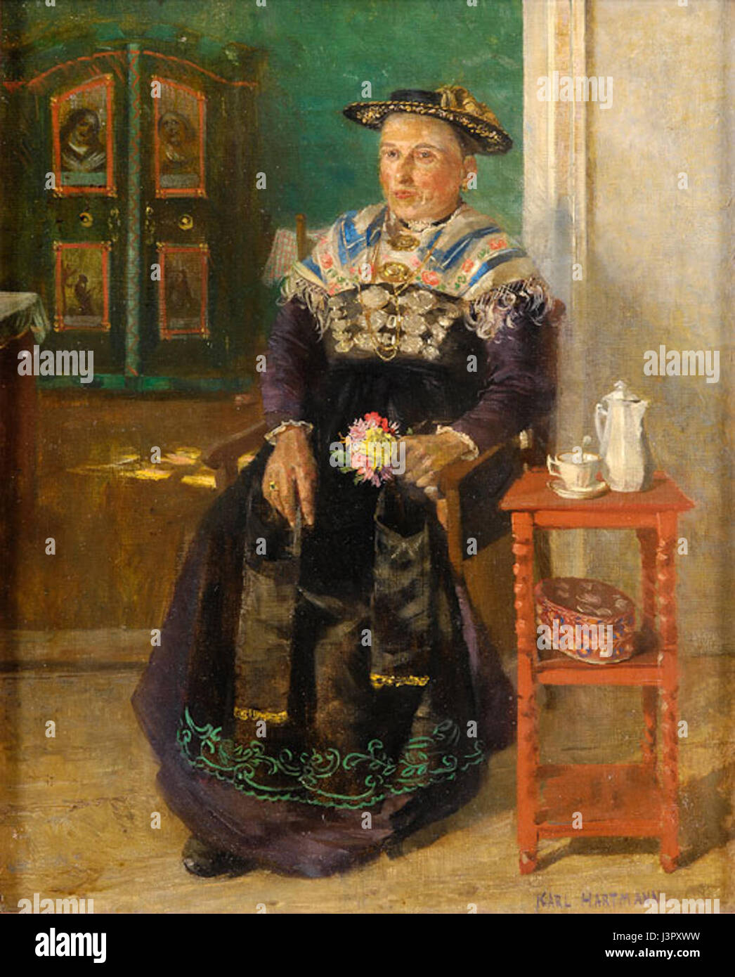 Karl Hartmann's 'Die Hammerdingerin' is a portrayal of a woman from the ...