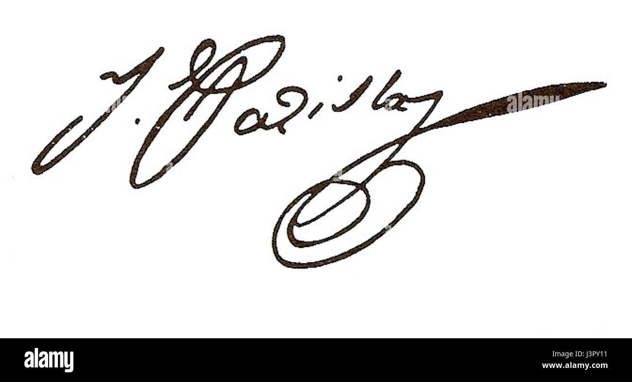 This is the signature of Jose Prudencio Padilla from the year 2012 ...