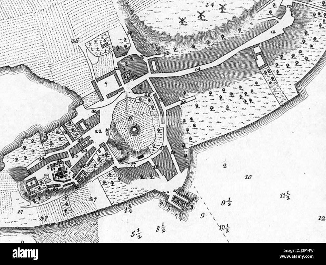 Kalundborg map hi-res stock photography and images - Alamy