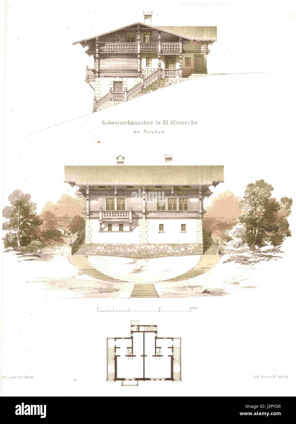 Klein Glienicke Schweizerhaus is a historical building located in the ...