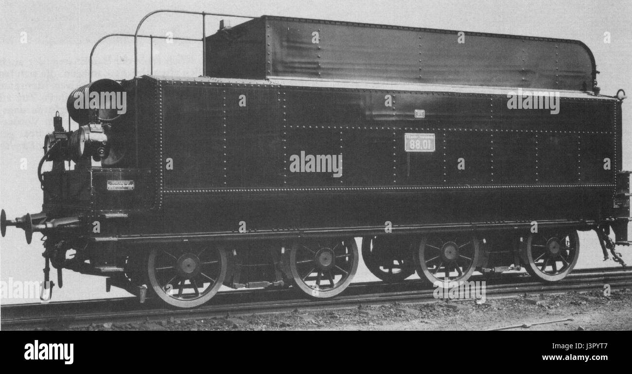 The KkStB Tender 88 01 is a type of steam locomotive associated with ...