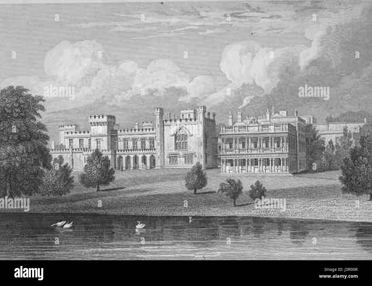 Knowsley Hall, located in Merseyside, England, is a historic country ...