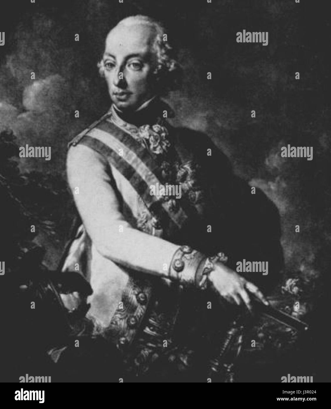 A historical portrait of Karl, from Austria, who lived between 1771 and ...