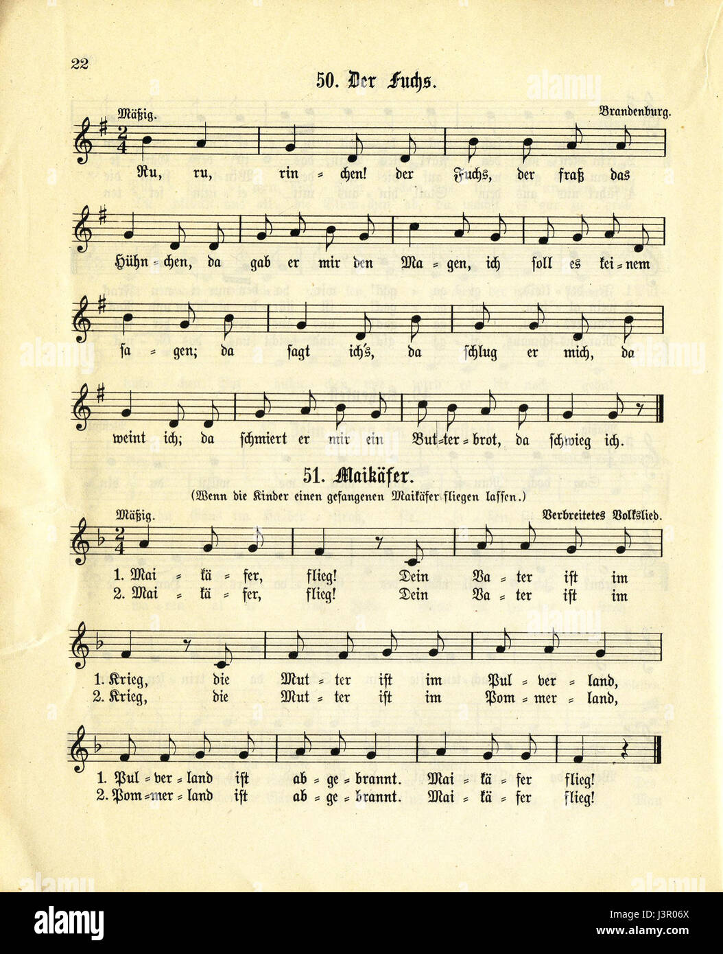 Kindervolkslieder hi-res stock photography and images - Alamy