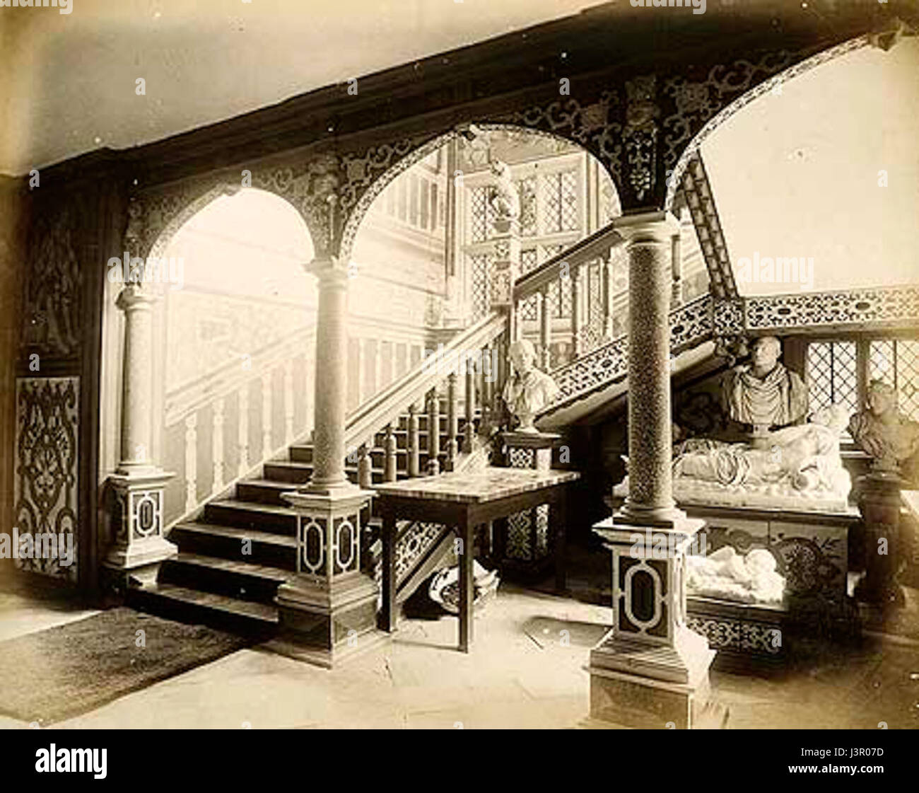 Knole staircase hi-res stock photography and images - Alamy