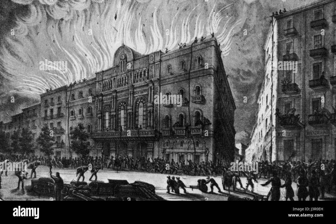 The 'Incendi del Liceu' refers to the fire that destroyed the Liceu ...