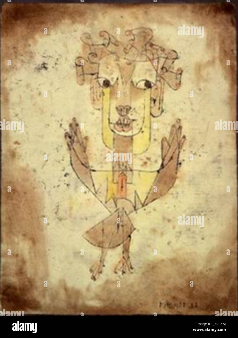 Klee angelus novus Stock Photo - Alamy