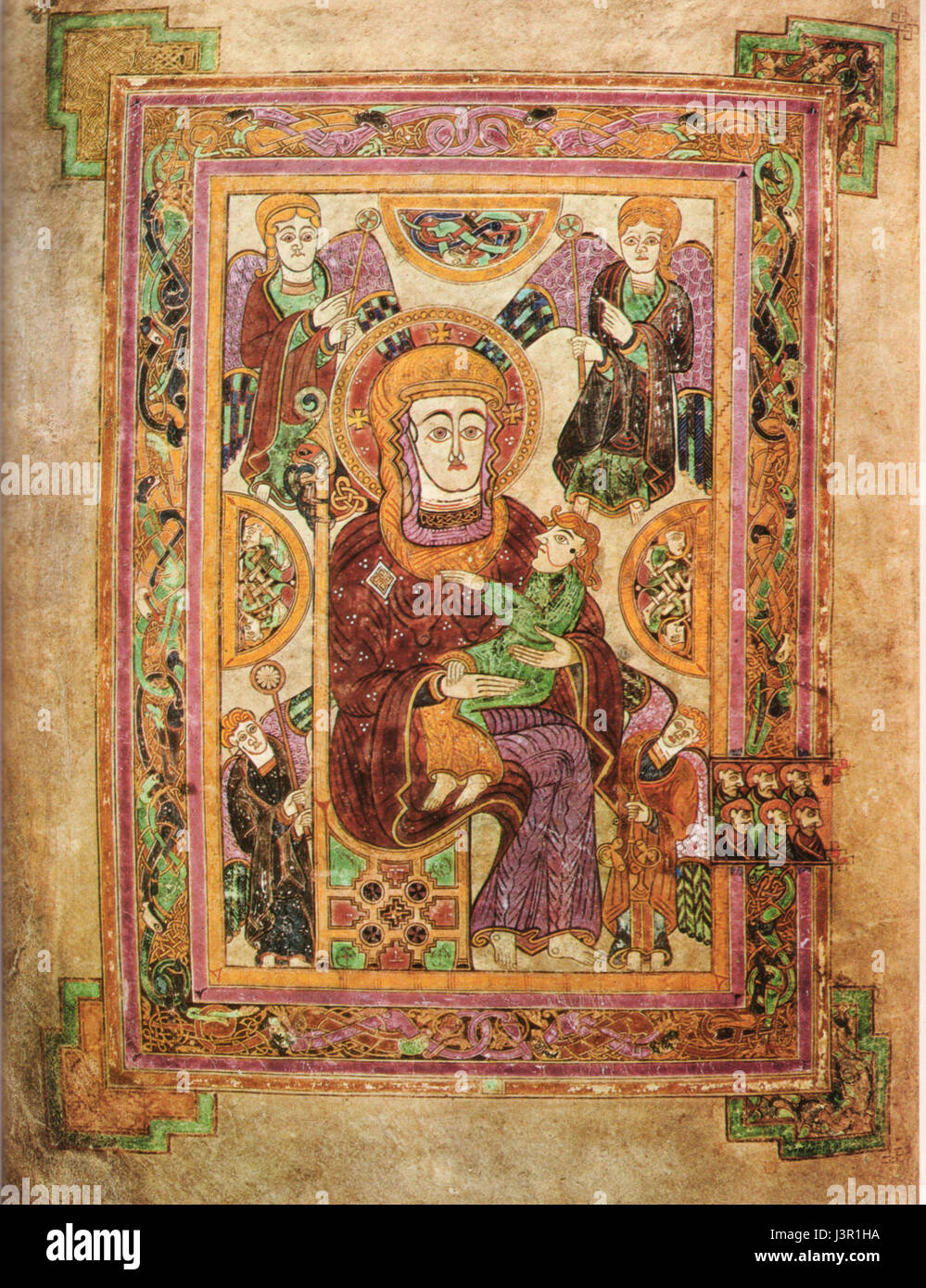 Book of kells illustration hi-res stock photography and images - Alamy