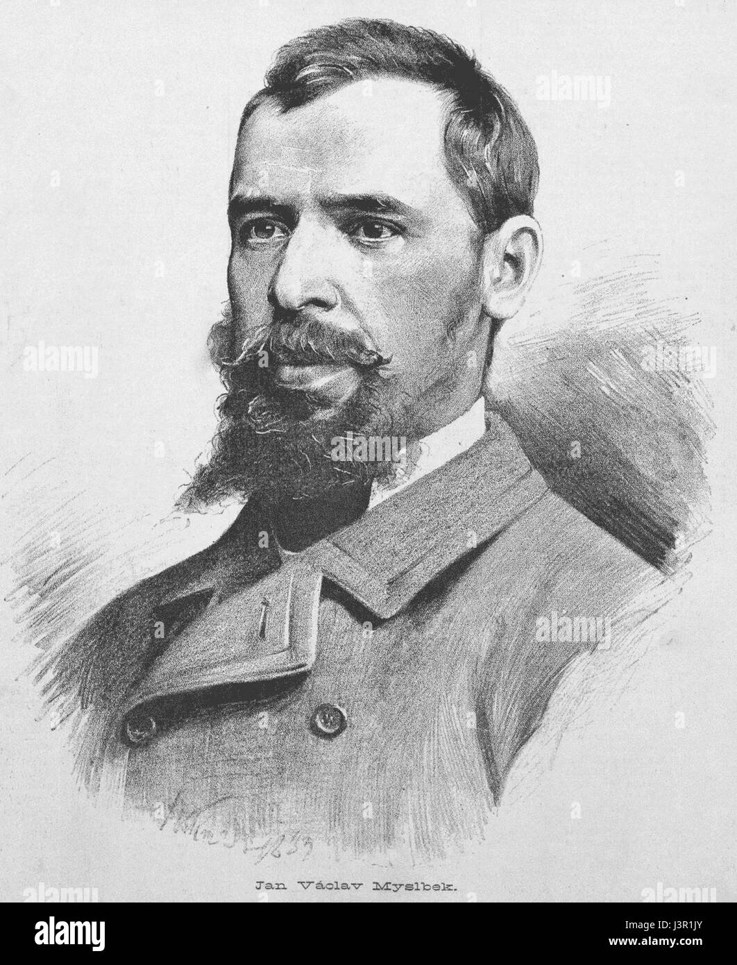 Czech sculptor myslbek Black and White Stock Photos & Images - Alamy