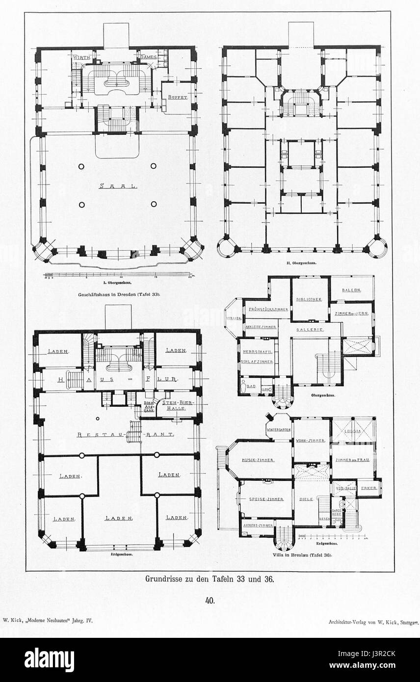 The Kaiserpalast in Dresden was designed by architects Schilling ...