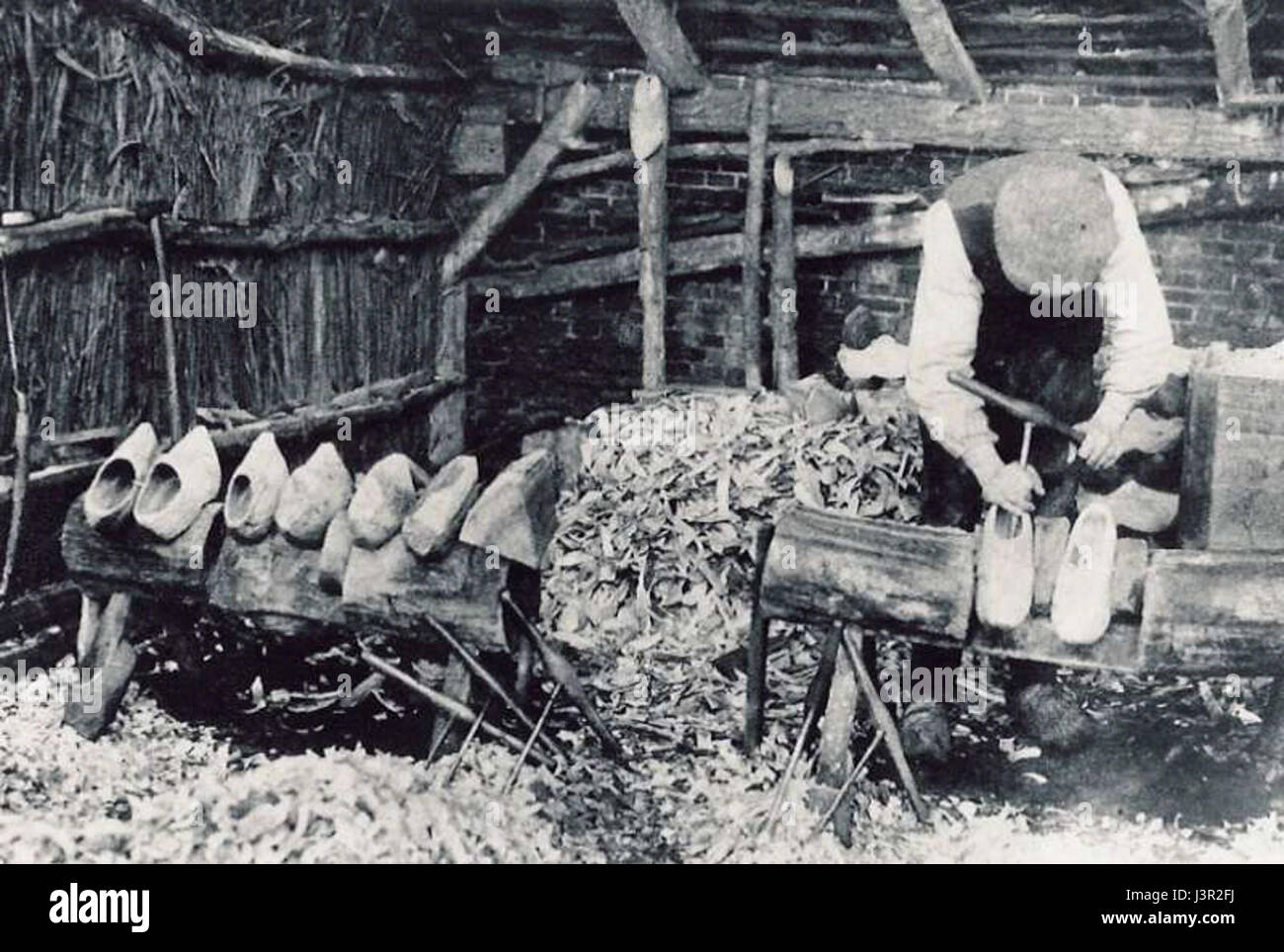 Klompenmaken refers to the traditional Dutch craft of making wooden ...