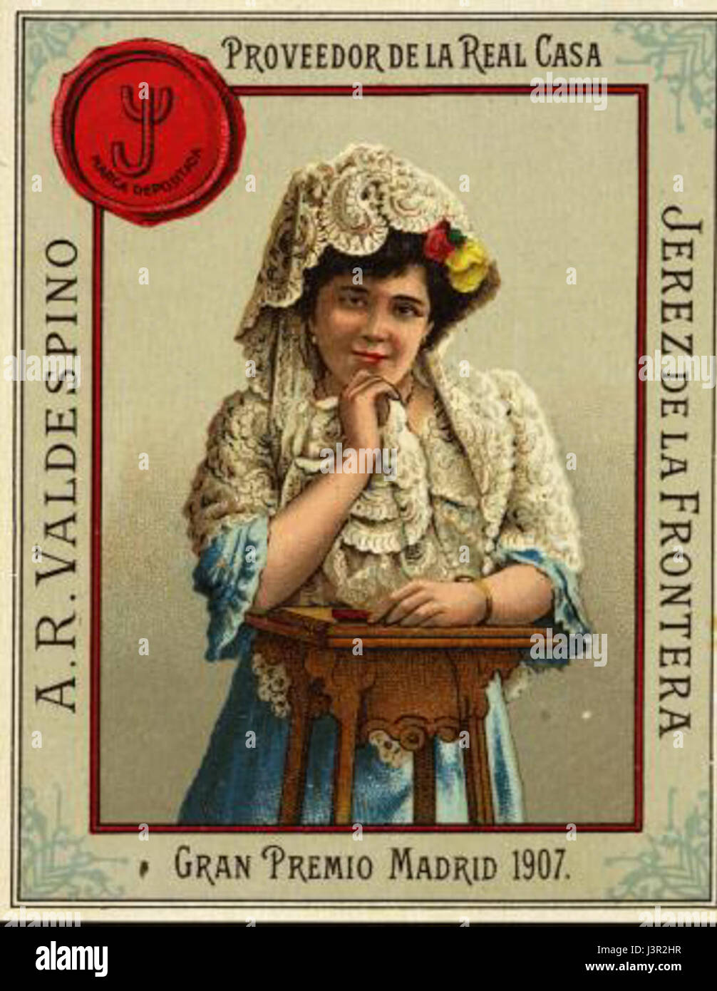 This photograph from 1907 captures Jerez de la Frontera, a city in ...