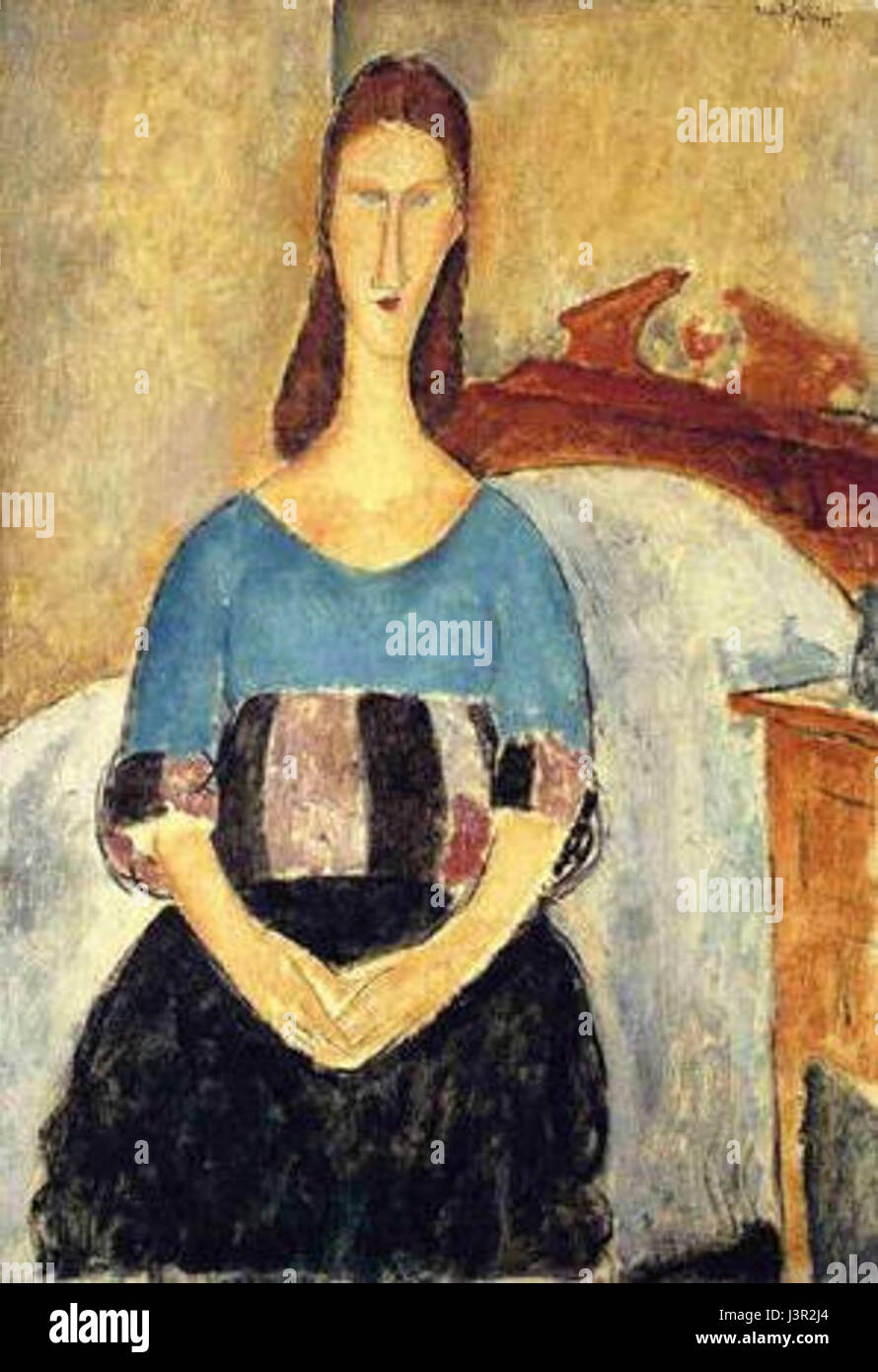 Jeanne Hebuterne, a French artist and muse of Amedeo Modigliani, is ...