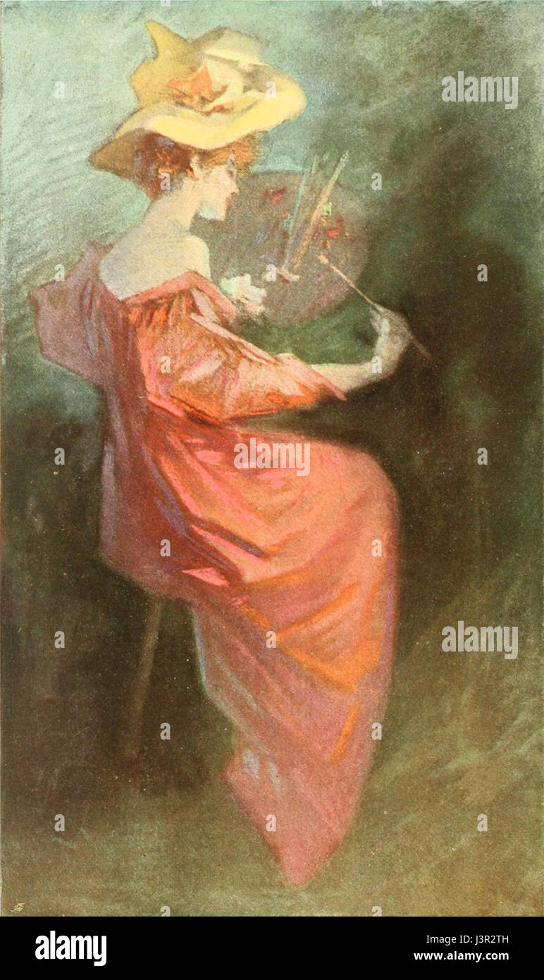 Jules Cheret La Peinture Stock Photo - Alamy