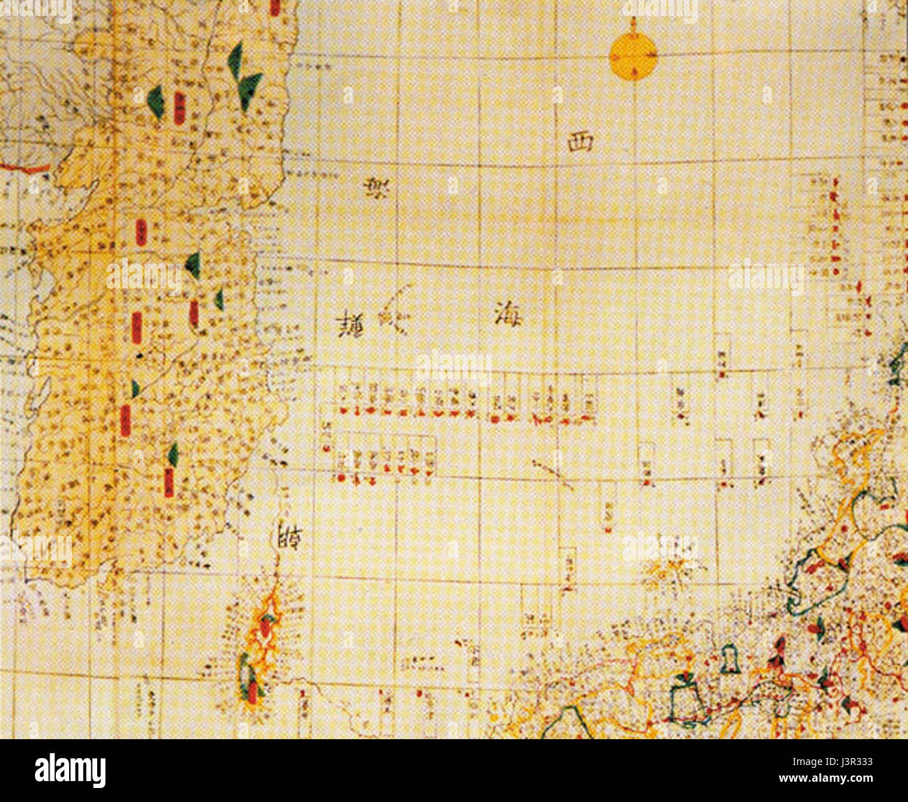Korea japan map hi-res stock photography and images - Alamy