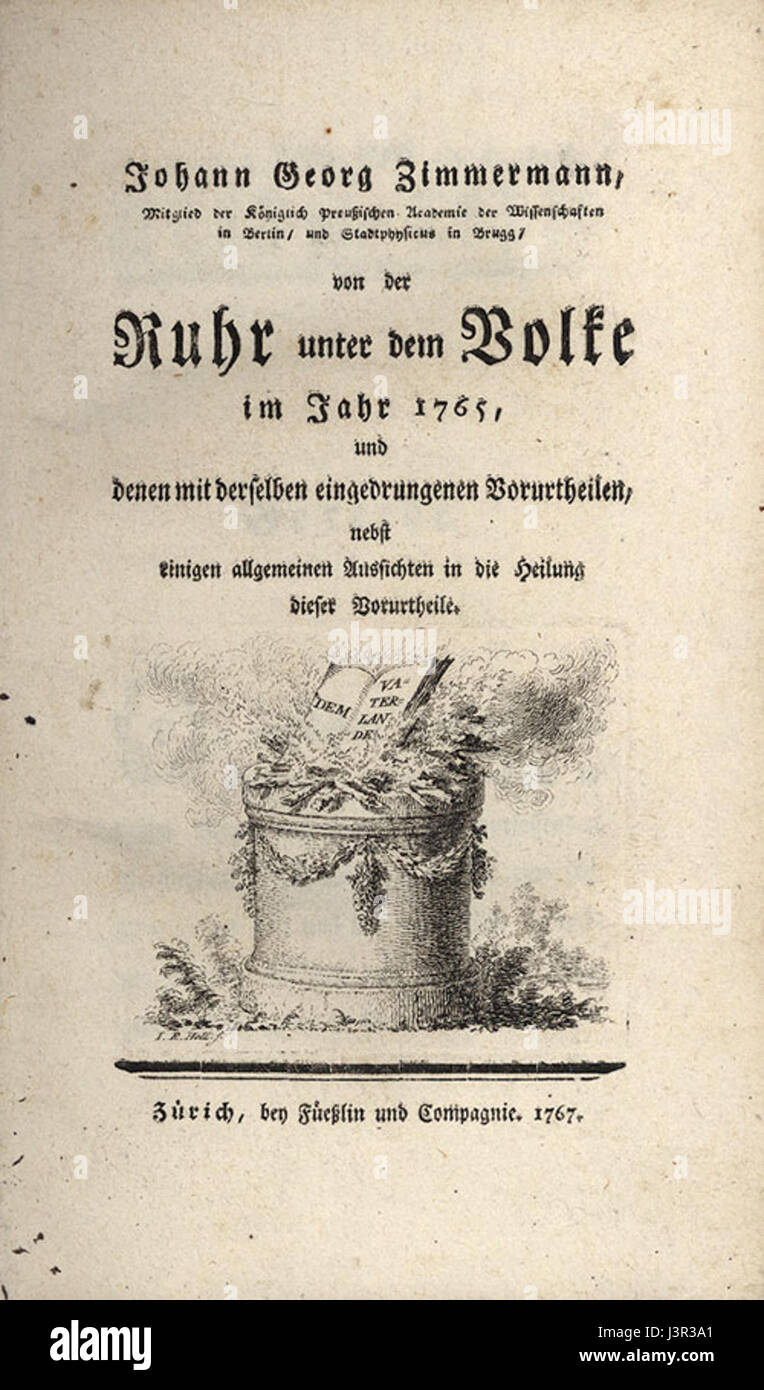 J.G. Zimmermann was a German painter known for his depictions of the ...