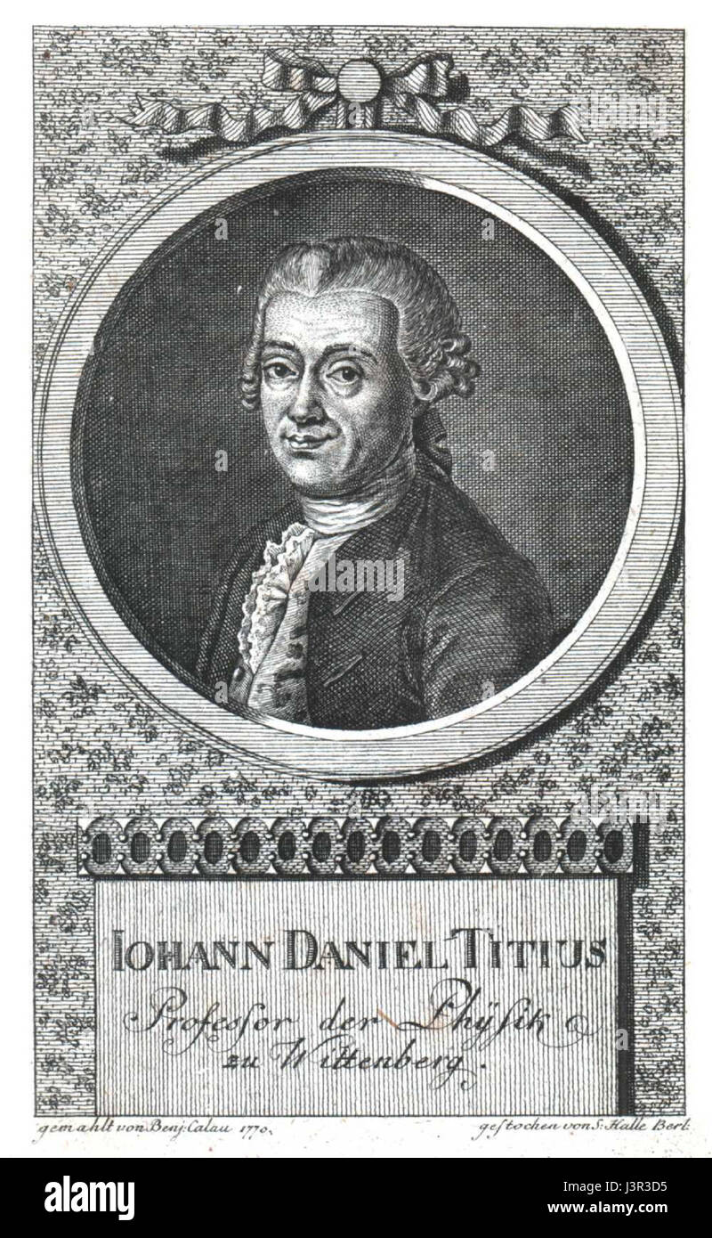 Titius bode hi-res stock photography and images - Alamy