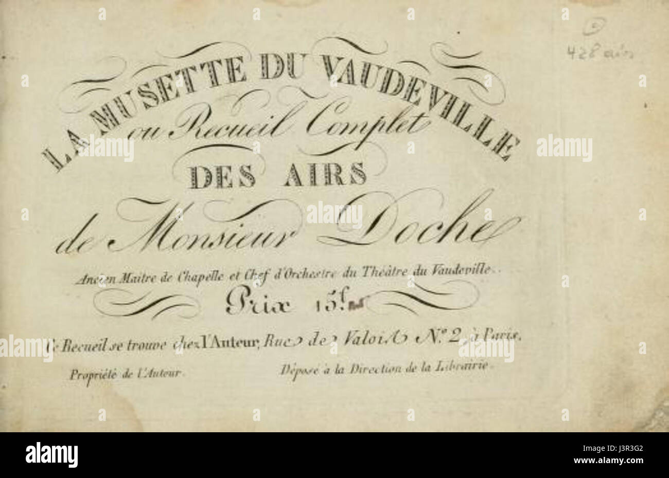 Joseph Denis Doche Stock Photo - Alamy