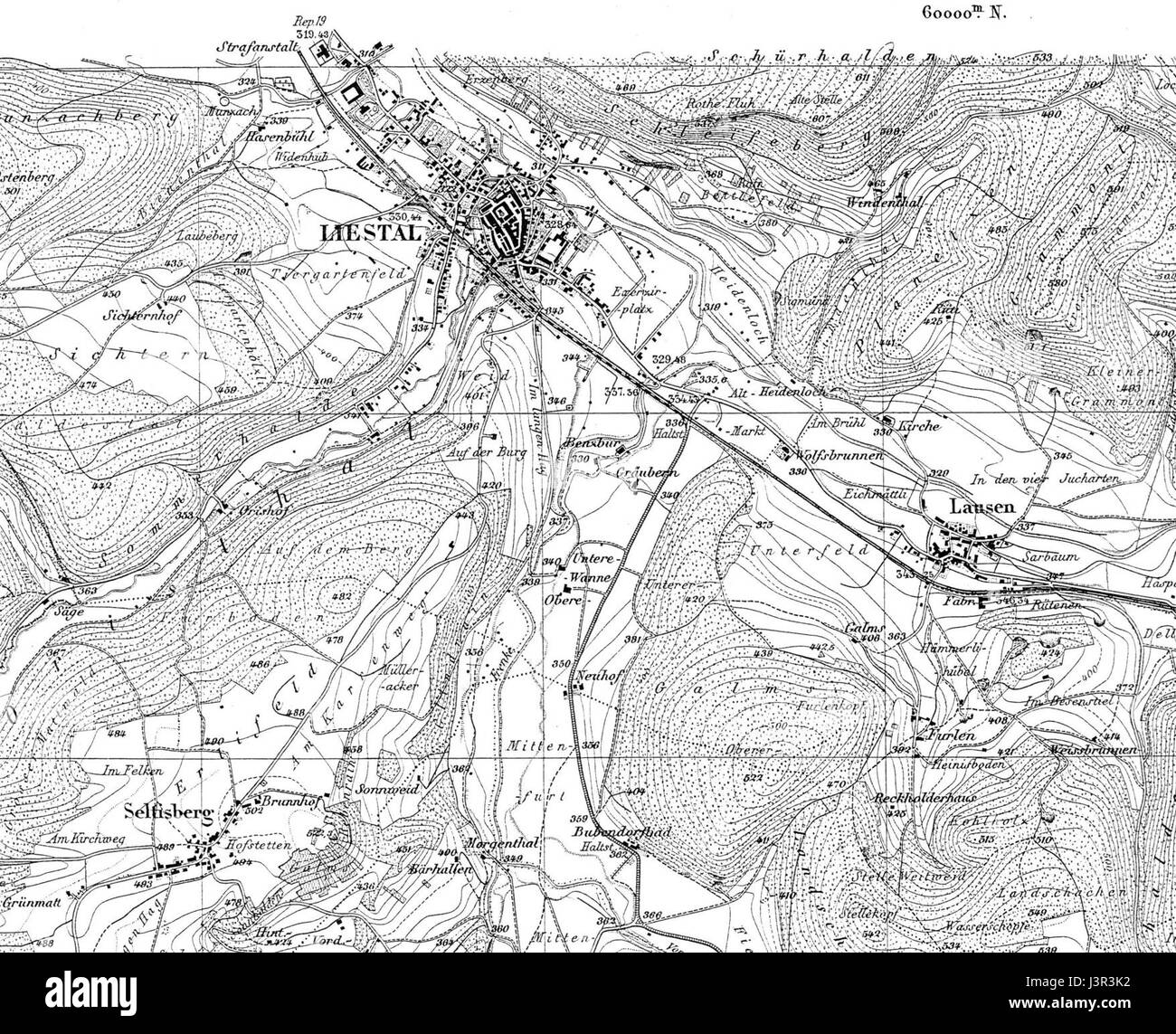 Karte 1902 refers to a map from the year 1902, likely depicting ...