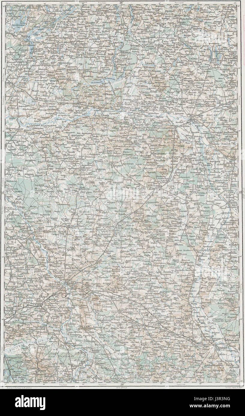 Map Of Kalisz High Resolution Stock Photography and Images - Alamy