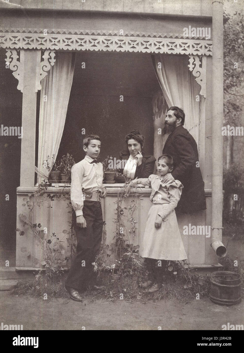 Jappa family in 1890s Stock Photo - Alamy