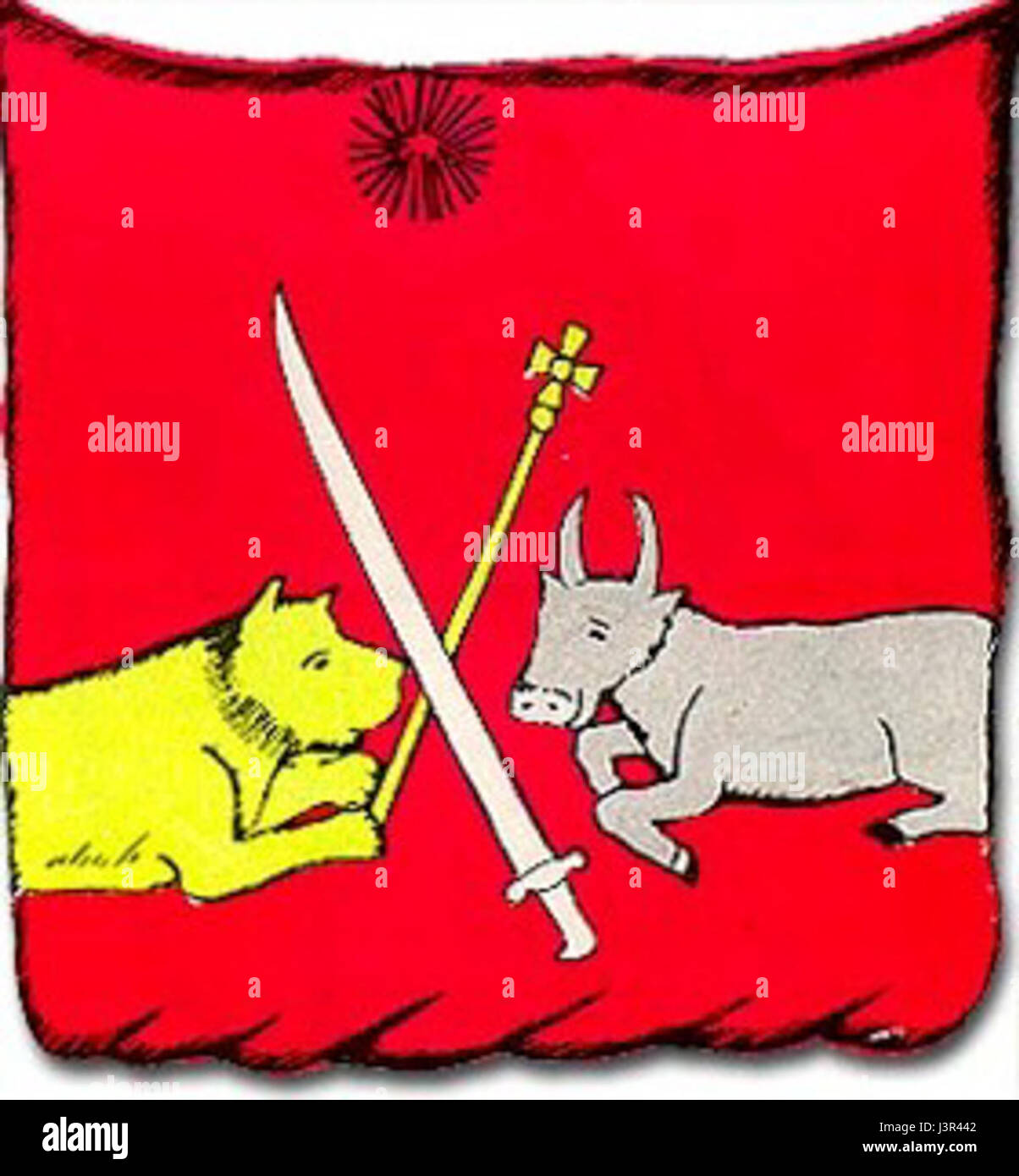 The Kartli flag represents the historical Georgian kingdom of Kartli ...