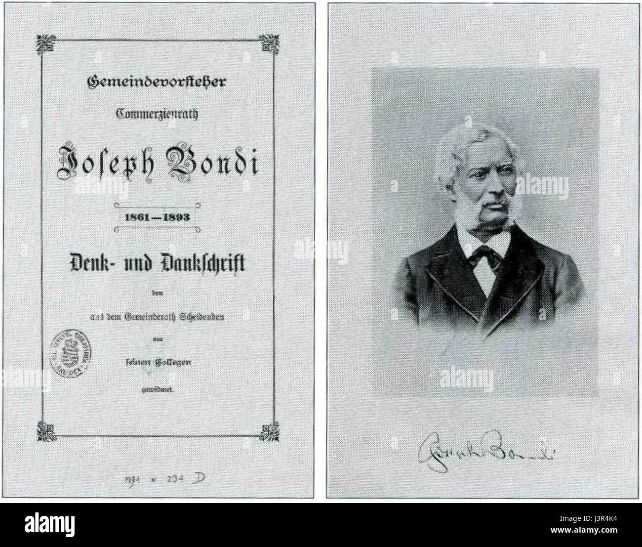 Joseph Bondi (1861-1893) served as the community leader of the Jewish ...