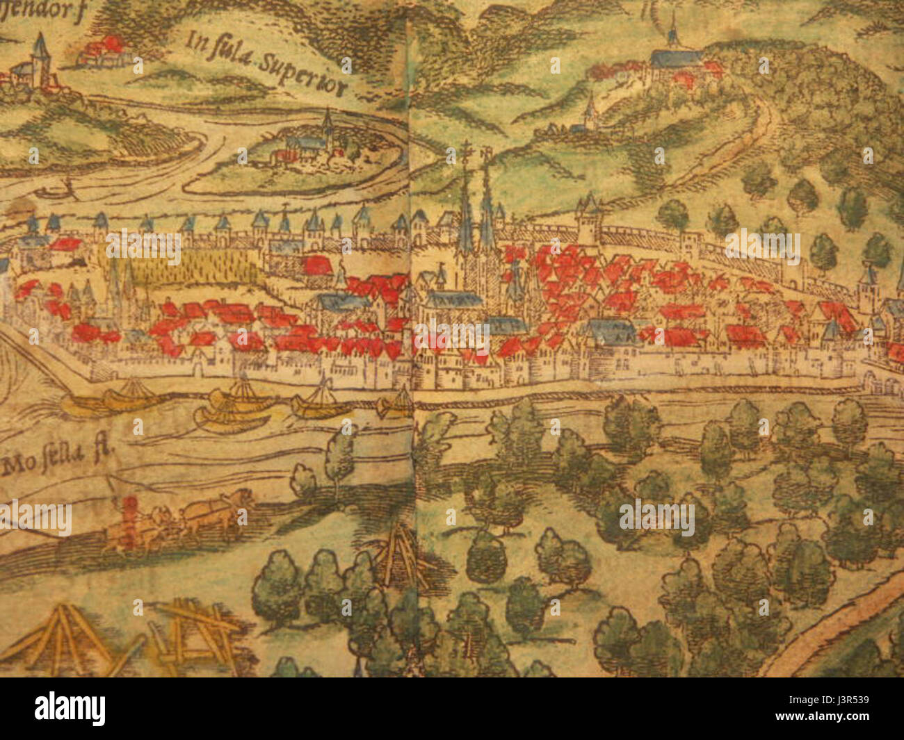 Koblenz historic city located confluence hi-res stock photography and ...