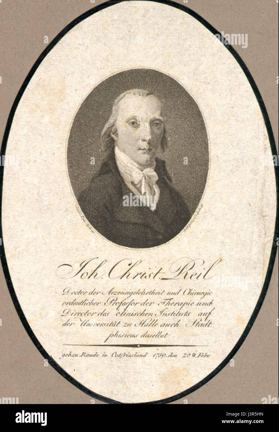 Johann Christian Reil (1799 Stock Photo - Alamy