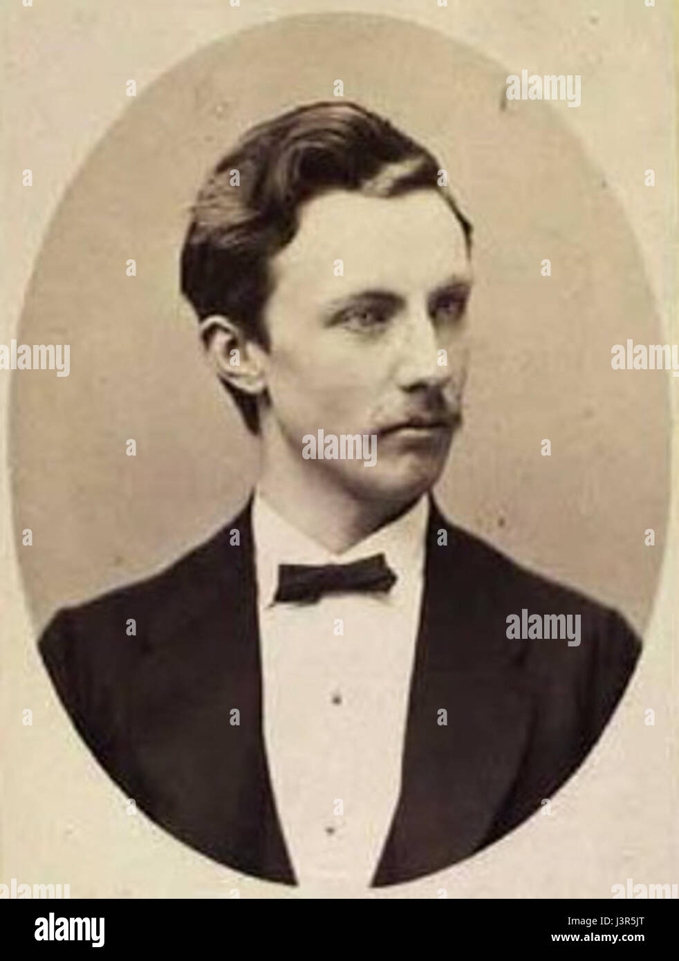 Johan Ludvig Emil Dreyer 1874 by Emil Rye Stock Photo - Alamy