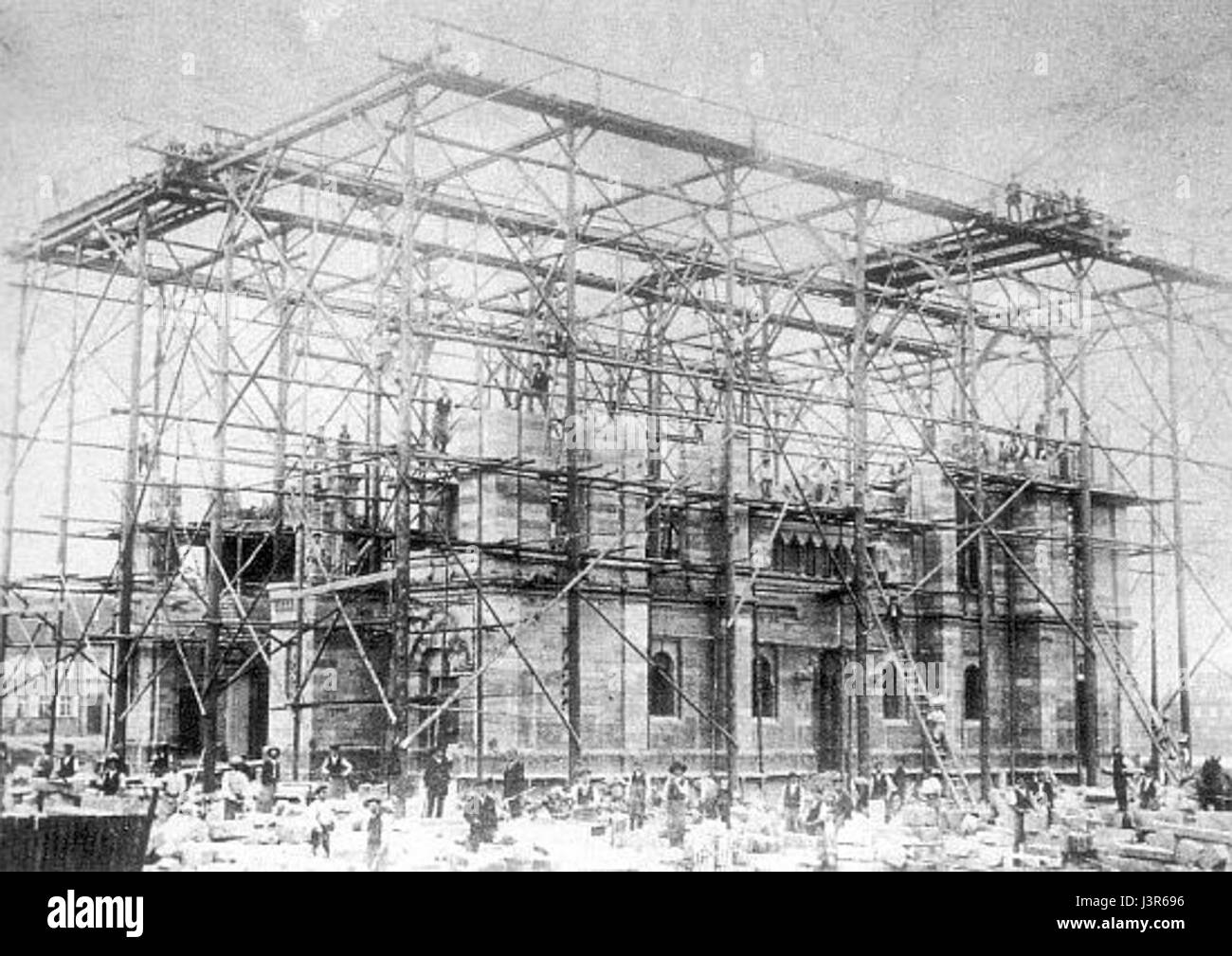 Kaiserslautern Construction de la synagogue Stock Photo - Alamy