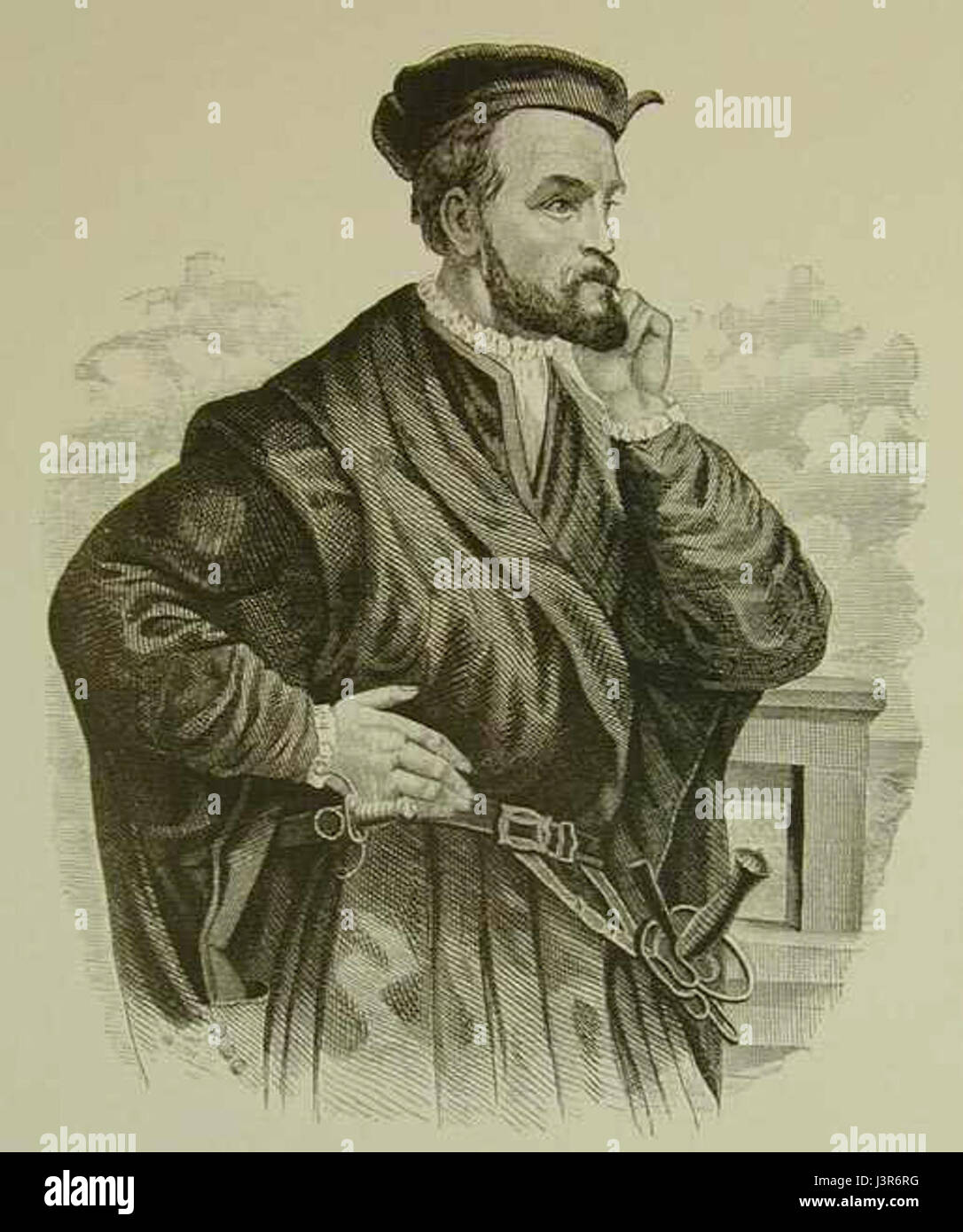 Jacques cartier illustration hi-res stock photography and images - Alamy