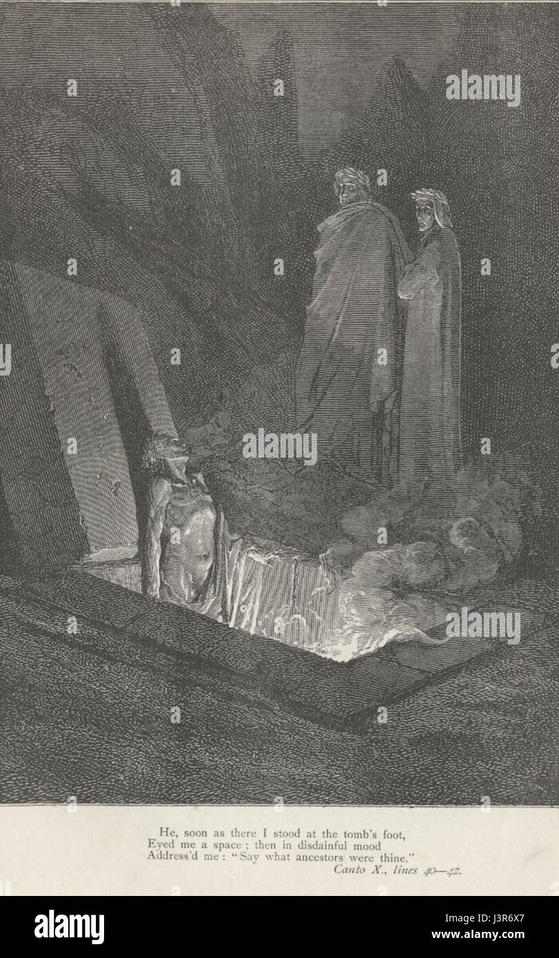 Canto 10 of Dante's 'Inferno' from the 'Divine Comedy' is a key section ...