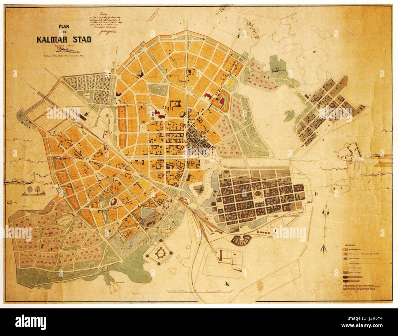 Map of kalmar hi-res stock photography and images - Alamy
