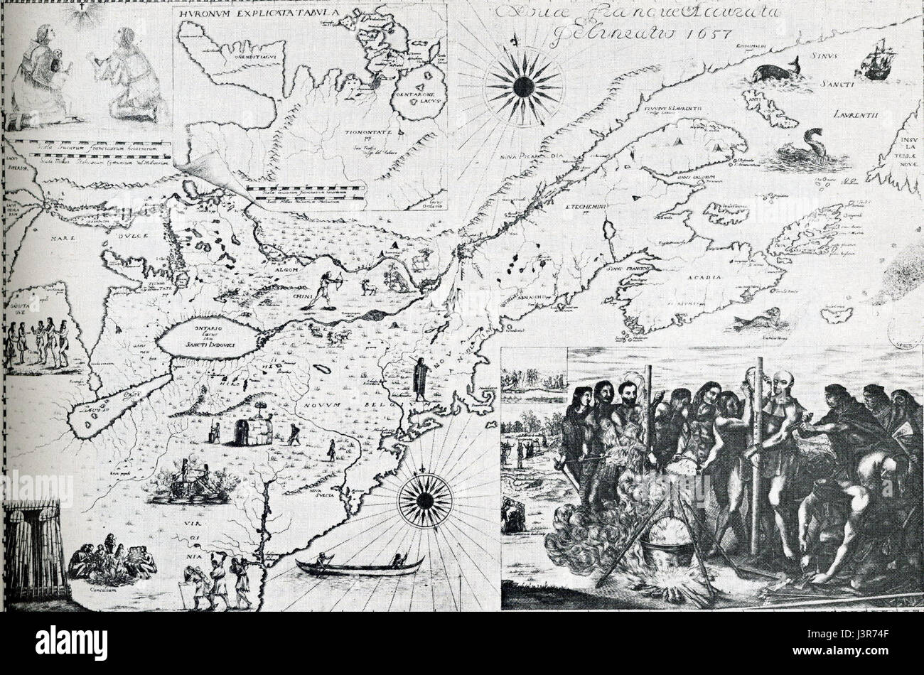 The Jesuit map is a historical map created by Jesuit priests, known for ...