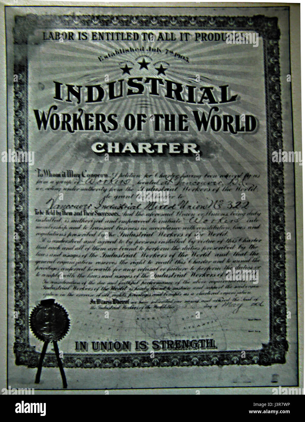 Industrial Workers Of The World Membership Card