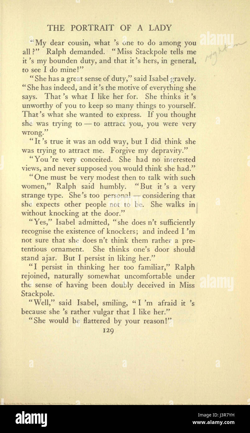 This volume from Henry James' 'The Portrait of a Lady' delves into the ...
