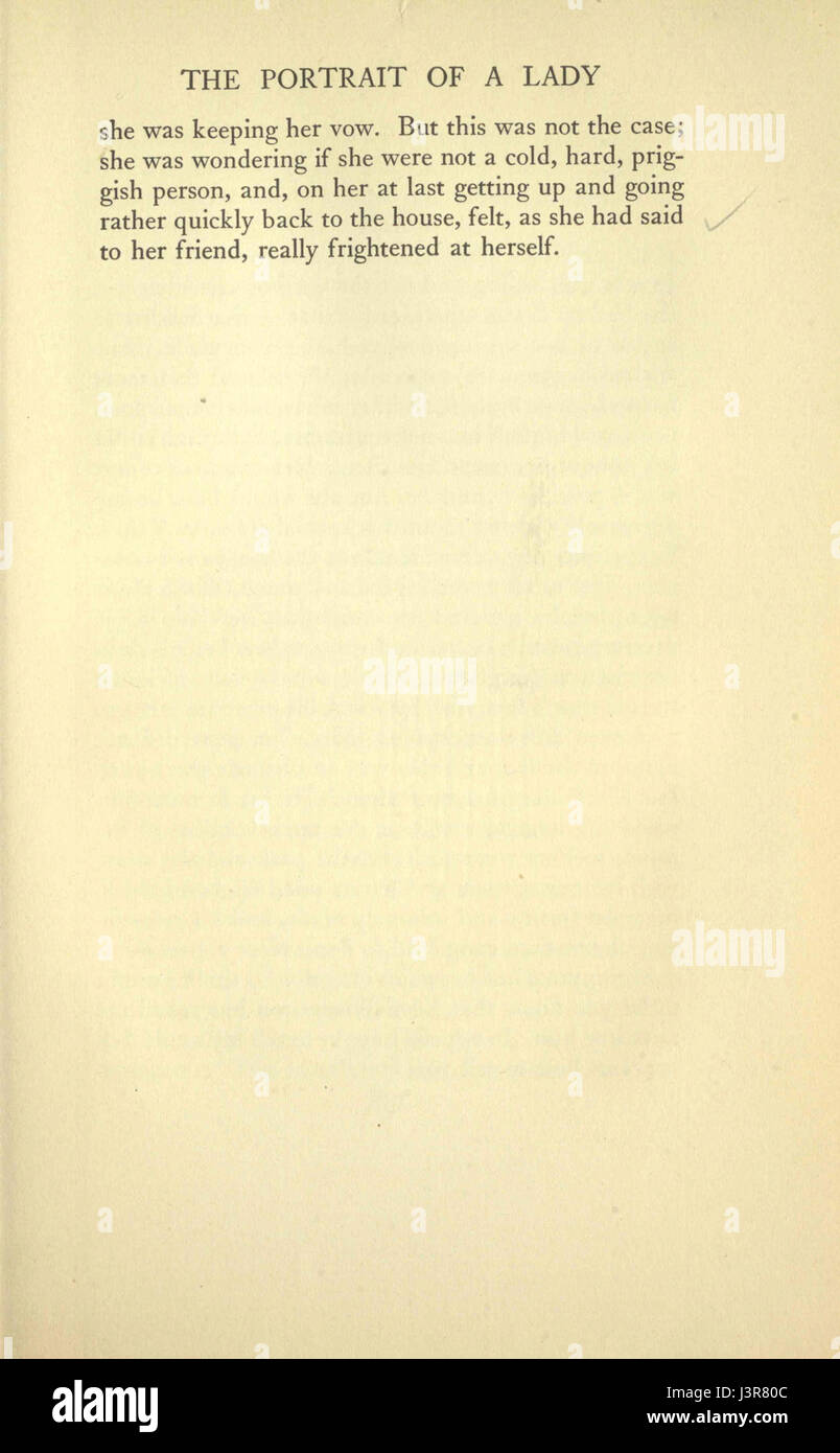 This reference to Henry James' novel 'The Portrait of a Lady' in volume ...