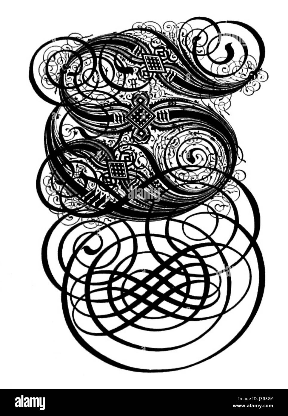 Medieval script style Cut Out Stock Images & Pictures - Alamy