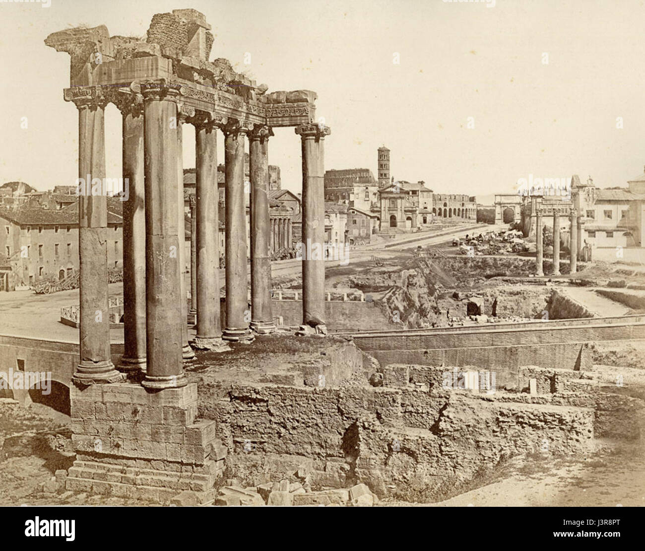 Map of the forum romanum hi-res stock photography and images - Alamy