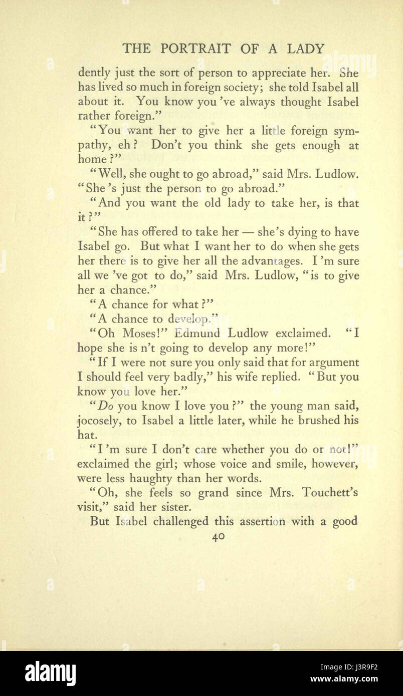 This volume from 'James The Portrait of a Lady' is a work of literary ...