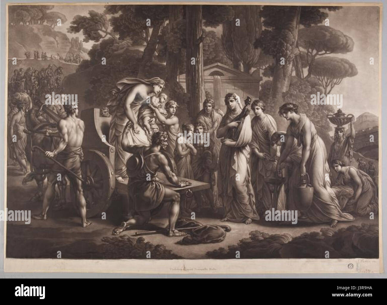 Johann Peter Pichler Mythological scene Stock Photo - Alamy