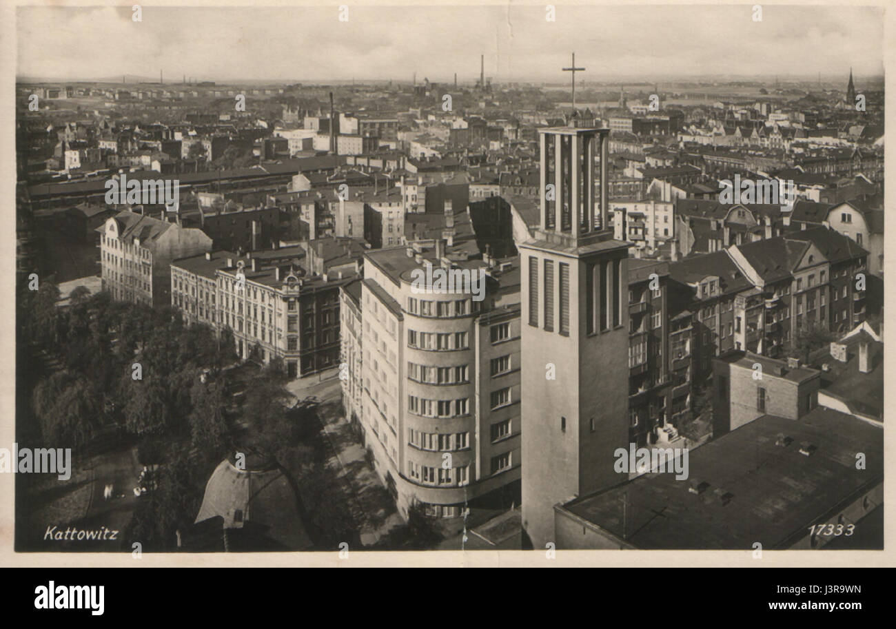 Kattowitz Panorama 5 Stock Photo - Alamy